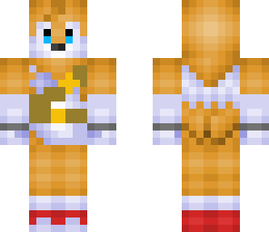 sonic boom tails | Minecraft Skin