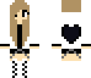 Black Heart Skin | Minecraft Skin