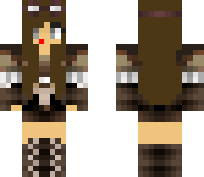 adventurer girl with lips | Minecraft Skin