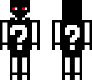 Question and exclamation point Man | Minecraft Skin