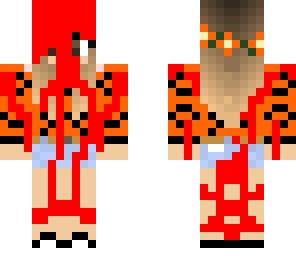 blood stain girl | Minecraft Skin
