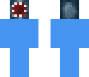 Light Blue iBallisticSquid | Minecraft Skin