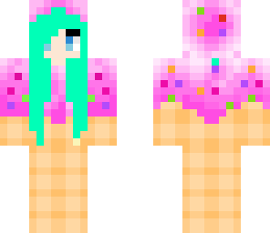Ice Cream Girl | Minecraft Skin