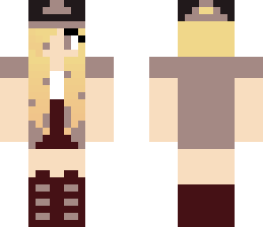 Hooters Waitress | Minecraft Skin