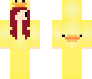red hair derby duck | Minecraft Skin