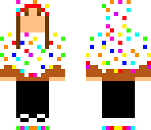 Birthday Cake Girl | Minecraft Skin