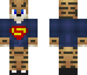 Superman lion | Minecraft Skin
