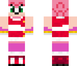 sonic boom amy | Minecraft Skins