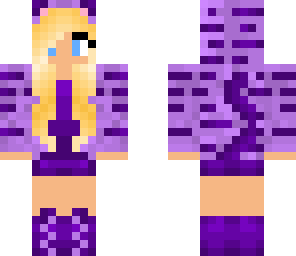 Purple cat | Minecraft Skin