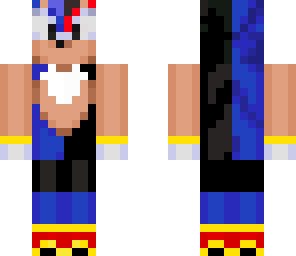 Shadic the hedgehog | Minecraft Skin