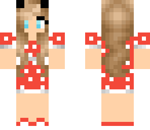 cute minnie mouse girl | Minecraft Skin