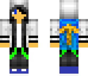 blue minecon cape with cuban creed | Minecraft Skin