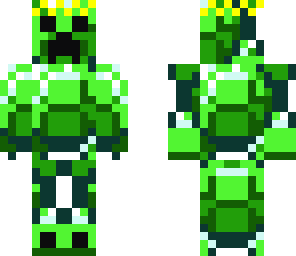 creeper with a crown | Minecraft Skins