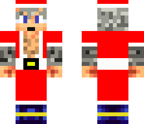 Goku SSJ5 de navidad | Minecraft Skin