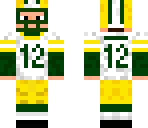Aaron Rodgers away Packers | Minecraft Skin