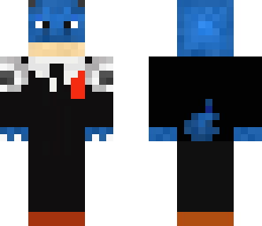 blastoise in suit | Minecraft Skin