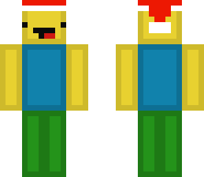 derpy roblox santa noob | Minecraft Skin