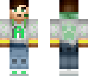 Alia skin in green | Minecraft Skin