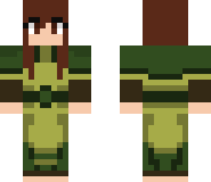 Earthbender Girl | Minecraft Skin