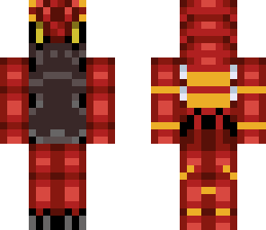 shiny primal groudon | Minecraft Skin