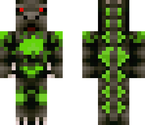 burning godzilla | Minecraft Skins