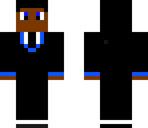 Black Guy in a Suit | Minecraft Skin