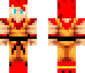 goku kaioken | Minecraft Skin