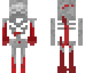 Blood Skeleton can we get up to 40 likes | Minecraft Skin