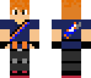ginger nerf guy | Minecraft Skin