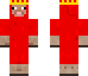 Red King Sheep | Minecraft Skin