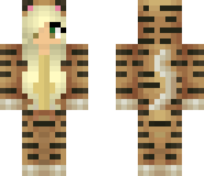 Tiger girl | Minecraft Skin