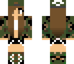 army Girl | Minecraft Skin