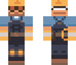 Tf2 - Blu Engineer | Minecraft Skin