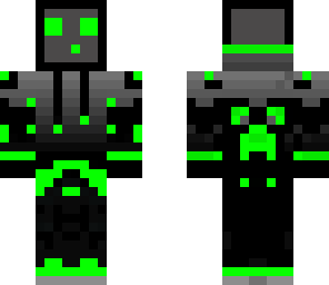 Green Neon Slime | Minecraft Skin