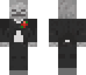Skeleton tuxedo | Minecraft Skin