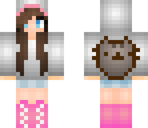 Pusheen Cat hoodie | Minecraft Skin
