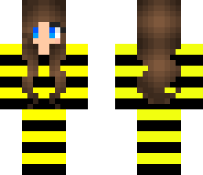 Heyimbee Fan Skin Blue Eyes | Minecraft Skin