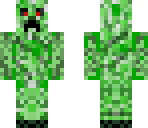 Angry Creeper With Saddle | Minecraft Skin
