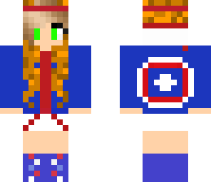 captin girl | Minecraft Skin
