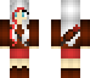 Red Blonde Hunter Skin | Minecraft Skin