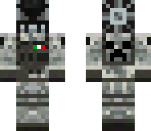 XxJOSTERxX v7 soldado gris | Minecraft Skin