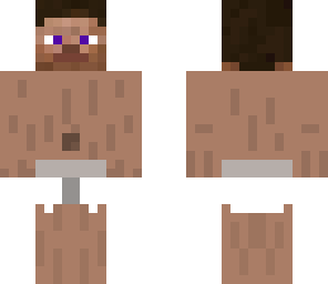 clothless steve | Minecraft Skin
