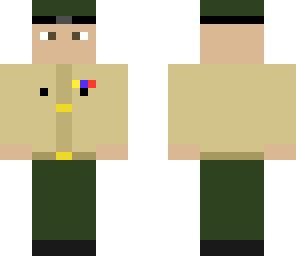 US Marine Corporal in service bravos | Minecraft Skin