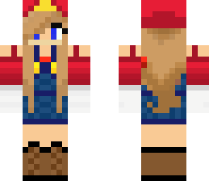 mario girl | Minecraft Skin