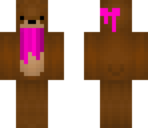 PINK PUKE BEAR | Minecraft Skin