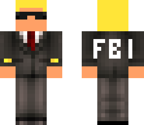 Blonde FBI Agent | Minecraft Skin