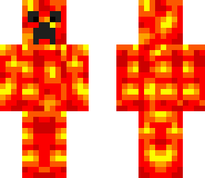 Lava Creeper | Minecraft Skin