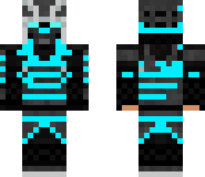 light blue samurai | Minecraft Skins