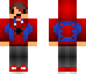 spiderman hoodie derp | Minecraft Skin
