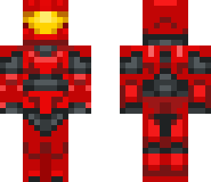 red master chief | Minecraft Skin
